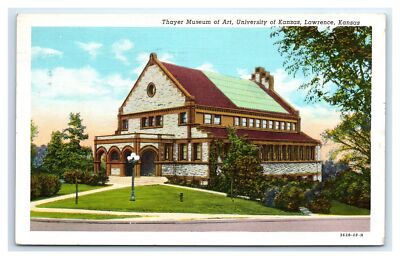 1947 Lawrence, KS Postcard- THAYER MUSEUM OF ART UNIVERSITY | eBay