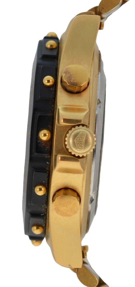 RARE 38mm Tag Heuer Gold Tone 3000 Series Chronograph Automatic Watch ...