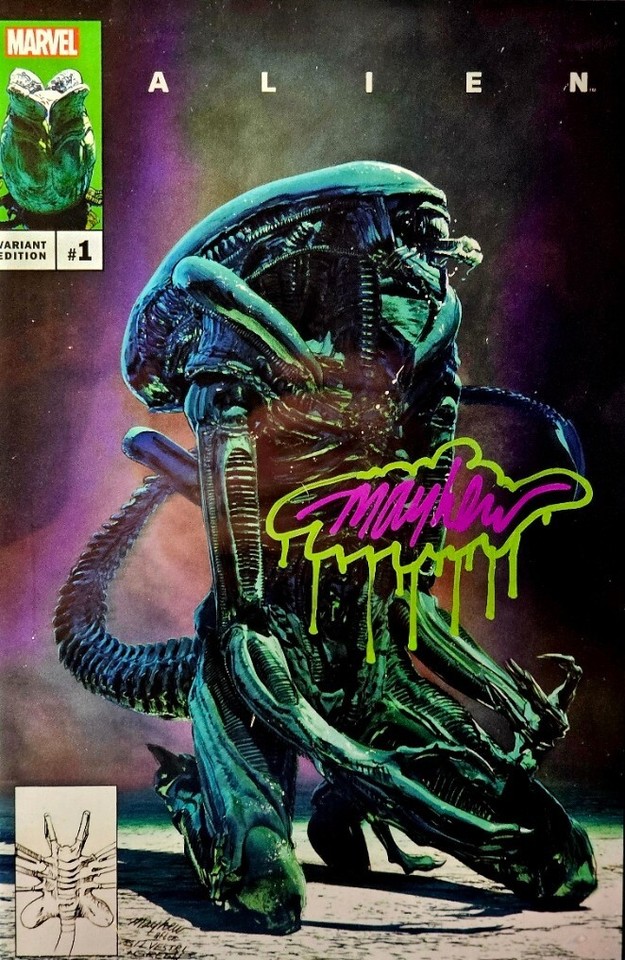 ALIEN #1 MAYHEW VARIANT CGC 9.8 UNCANNY X-MEN #234 HOMAGE Acid Drip ...