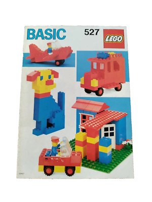 Vintage 1987 Lego Basic 527 INSTRUCTION MANUAL - pic is a stock photo | eBay
