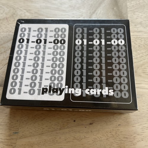 Millennium 01-01-00 playing cards 2000 Bridge happy new year deck Y2K ...