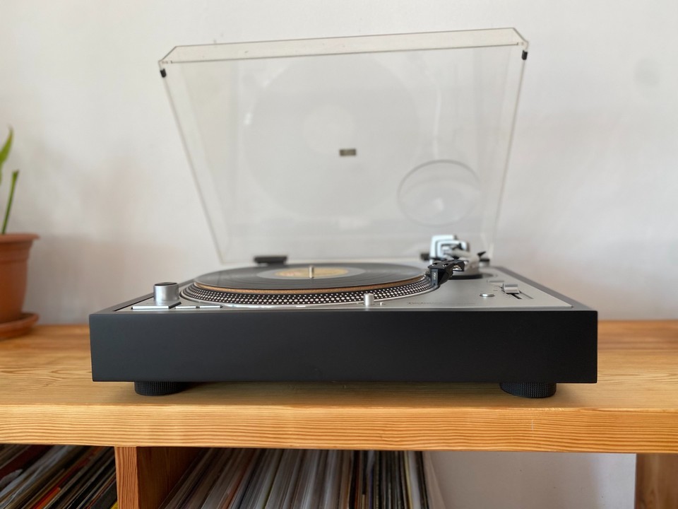 Custom Technics SL-1200/1210 Plinth – Solid Wood, Matte Black Lacquer ...