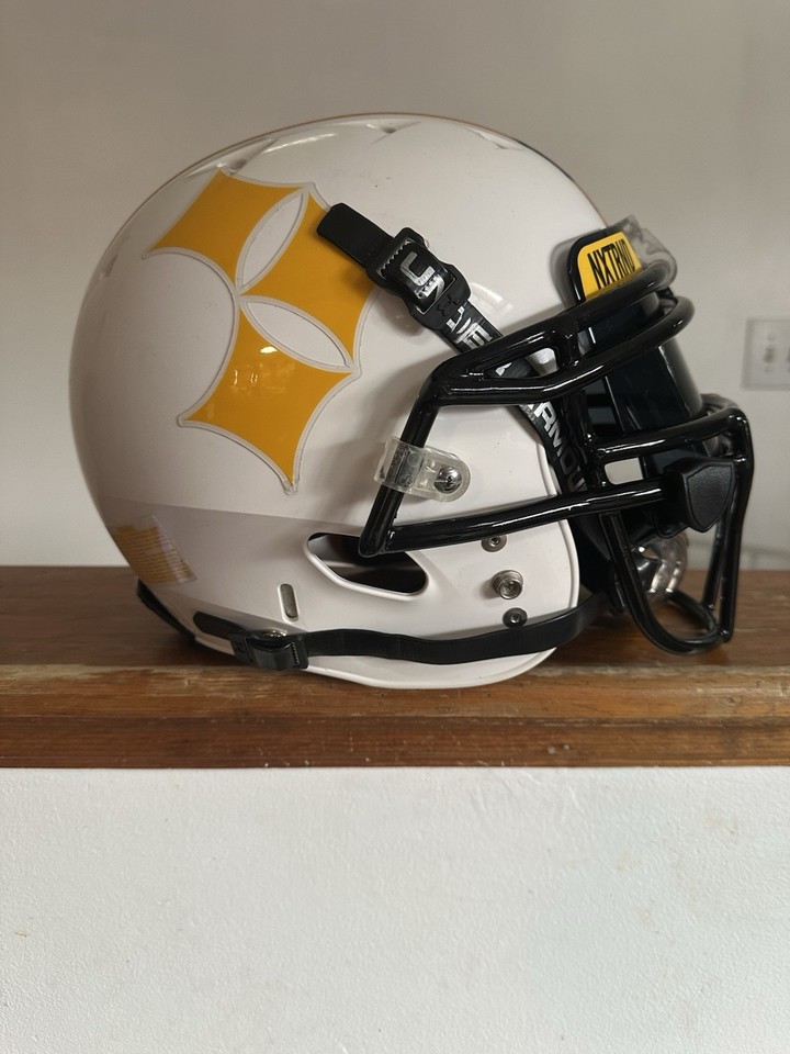 Custom PITTSBURGH STEELERS 90 TJ WATT FULL SIZE L Schutt DNA HELMET! | eBay