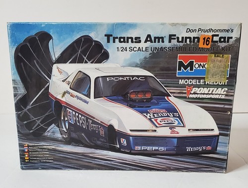 VINTAGE MONOGRAM DON THE SNAKE PRUDHOMME TRANS AM FUNNY CAR MODEL PARTS ...