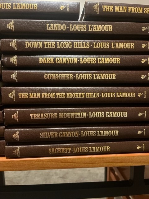 Louis L'Amour Leatherette Books Pick your Title - Collectors Edition | eBay