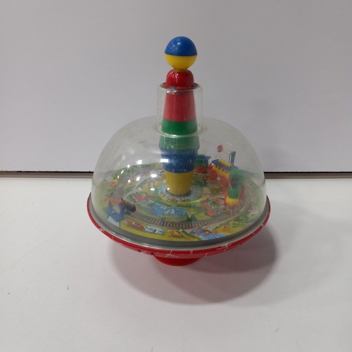 Unbranded Metal And Plastic Dome Train Themed Spinning Top | eBay