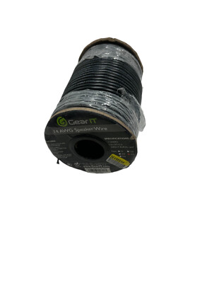 250 FT GEAR IT 14/2 AWG OFC Outdoor Speaker Wire, Black CL3 Rated In ...