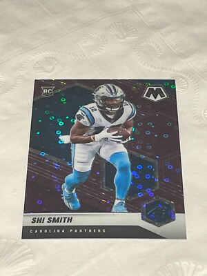 #'d/50 Shi Smith RC 2021 Mosaic No Huddle Purple Disco Carolina ...