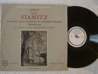 JOhan & Karl Stamitz : Les solistes de Liege - Gery Lemaire - LP | eBay