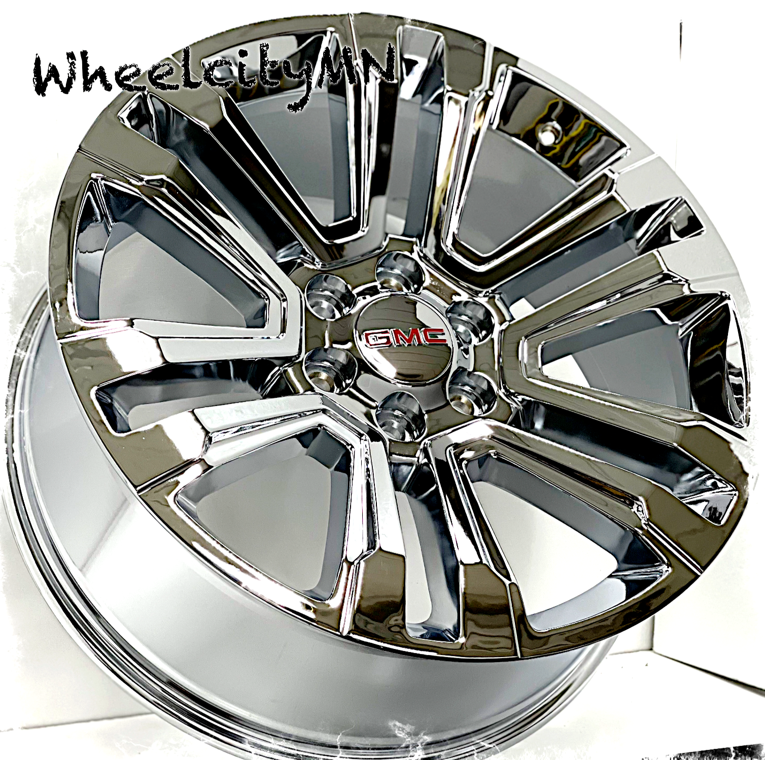 22" chrome OE replica 5822 wheels fits GMC Sierra 1500 Yukon Denali 6x5 ...