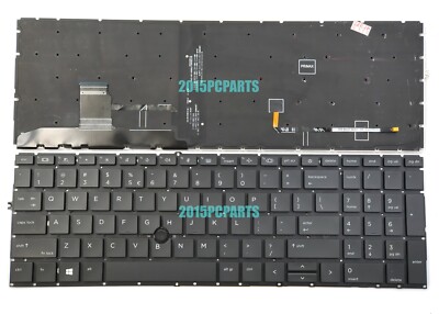 New HP EliteBook 850 G7 850 G8 855 G7 855 G8 Keyboard Backlit US L89916 ...