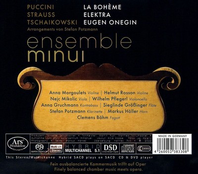 ENSEMBLE MINUI OPERA SUITES FOR NONET, ACT II NEW SUPER AUDIO HYBRID CD ...