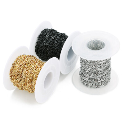 10 Yard/lot 1mm 1.5mm 2mm 2.5mm 3mm Stainless Steel Cable Chain ...