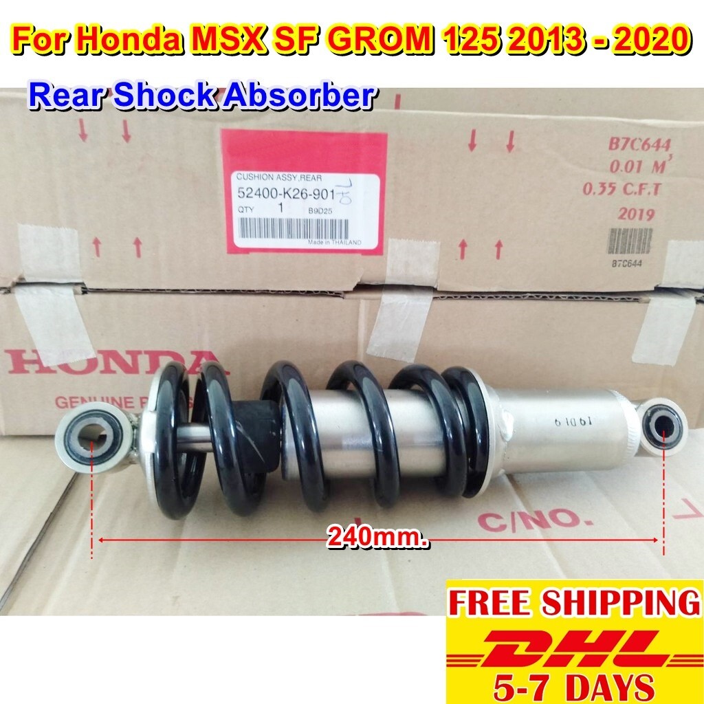 R6 Rear Back Shock Absorber Suspension For Honda MSX SF GROM 125 2013 ...