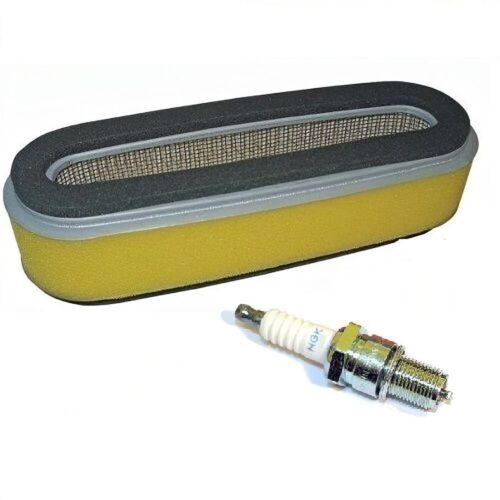 Air Filter and Spark Plug for Honda Buffalo Mowers HRU194 HRU195 17211 ...