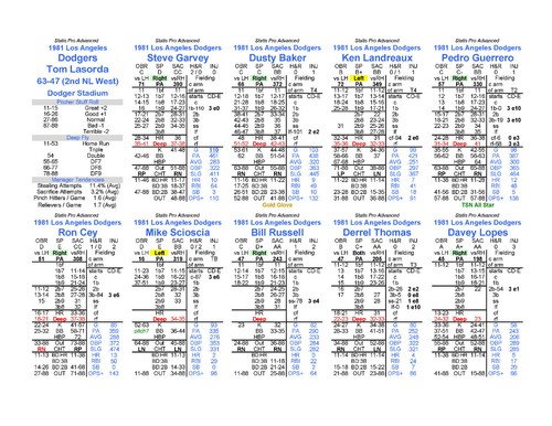 1981 Statis Pro Advanced Baseball Game | eBay