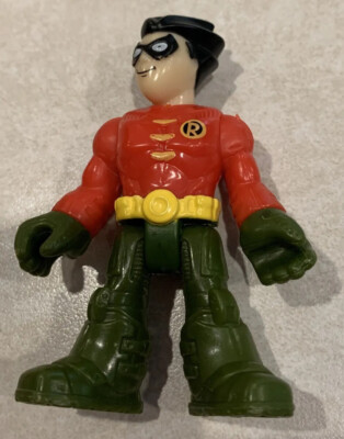 Fisher Price Imaginext DC Super Friends Batcave Playset Robin Action ...