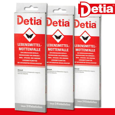 Detia 3 x 3 Stück Lebensmittel-Mottenfalle | eBay.de