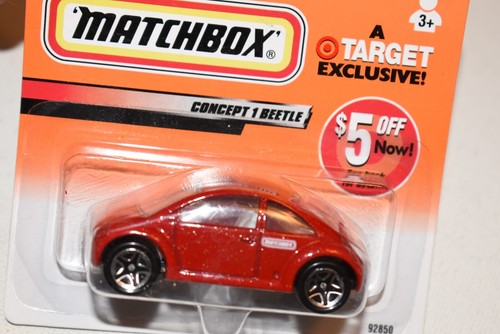 Matchbox 2000 TARGET Red VW Volkswagen Concept Car New Mint in C9 Mint ...