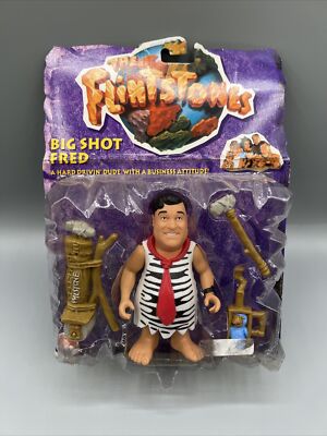 Flintstones BIG SHOT FRED Action Figure 1993 Movie Toy Mattel NEW John ...