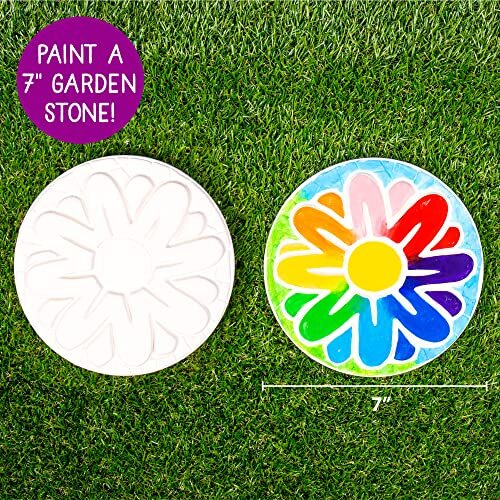 Creative Roots Paint Your Own Flower Stepping Stone by Horizon Group ...