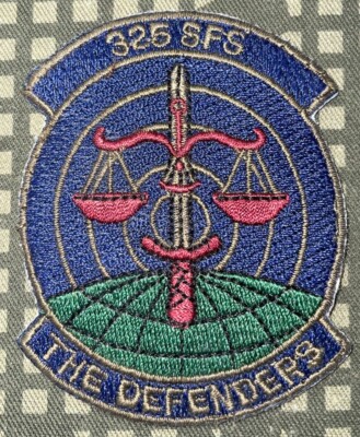 USAF OD 325 SFS The Defenders Patch Iron-On Used B900 | eBay