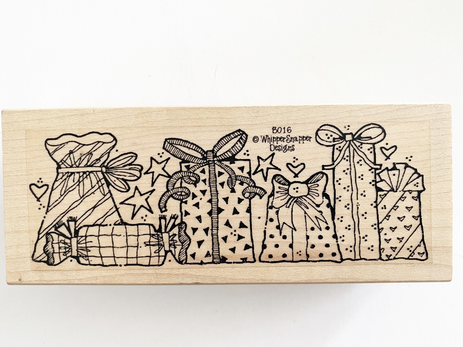 Whipper Snapper Rubber Stamp Lot 2 Christmas Gifts Presents Ho Ho Ho ...