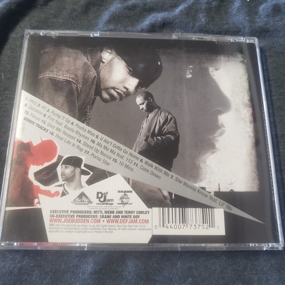 Joe Budden [PA] by Joe Budden (CD, Jun-2003, Def Jam (USA)) 44007737521 ...