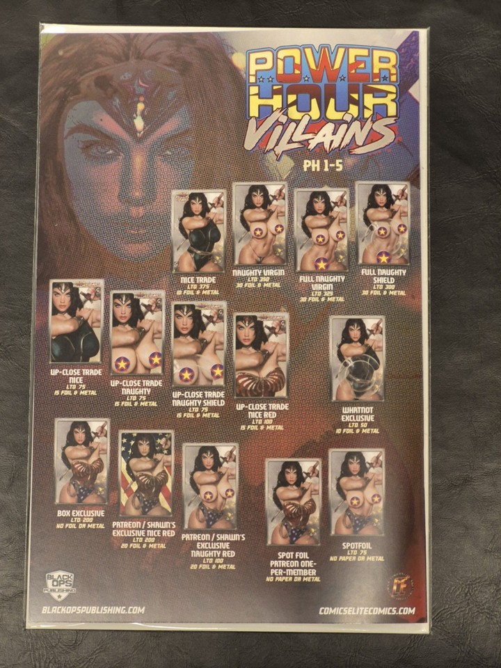 WONDER WOMAN POWER HOUR 2025 Shikarii Cosplay VIRGIN Box Exclusive LTD ...