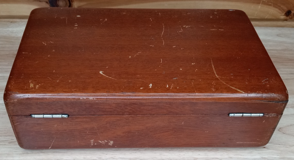 Vintage Chloride of Silver Dry Cell Battery Medical Device Wood Box ...