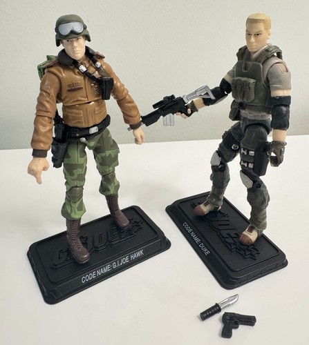 GI Joe Resolute Duke And 25th Hawk- Lot Of 2 - Complete | eBay