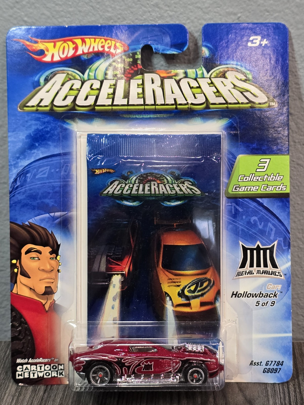 Cartoon Networt Acceleracers Metal Maniacs Hollowback 5 of 9 Red 1:64 ...