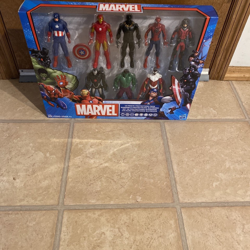 Marvel Ultimate Protectors Super Hero Avengers Action Figures (8-Pack ...