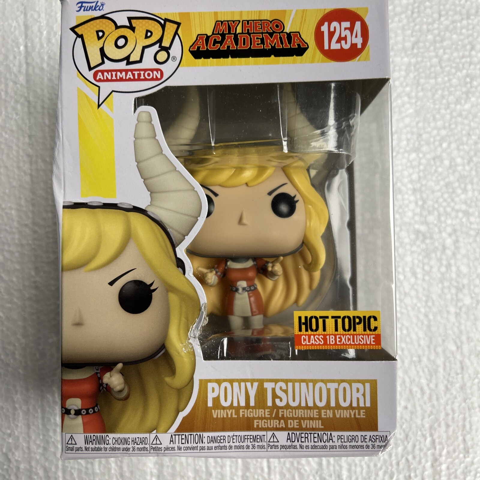 Funko Pop! #1254 Animation My Hero Academia Pony Tsunotori Class 1B Hot ...