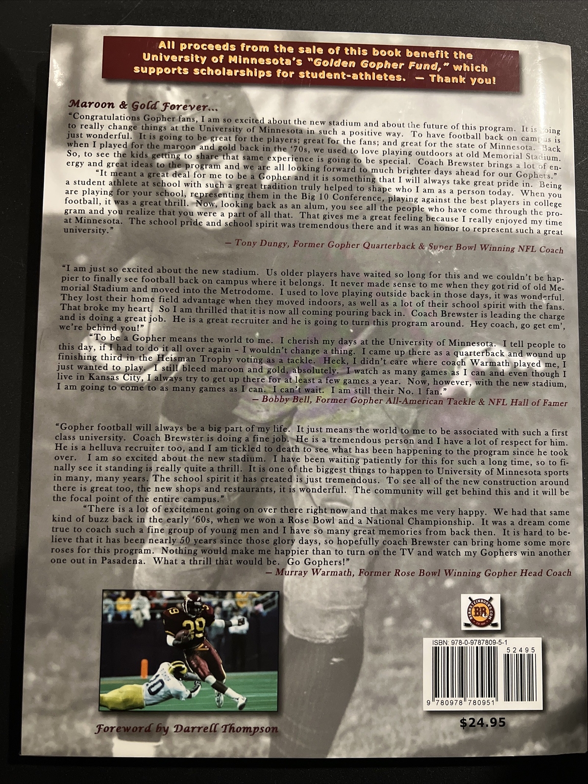 Maroon and Gold Forever : Celebrating 125 Years of Gopher Football by ...