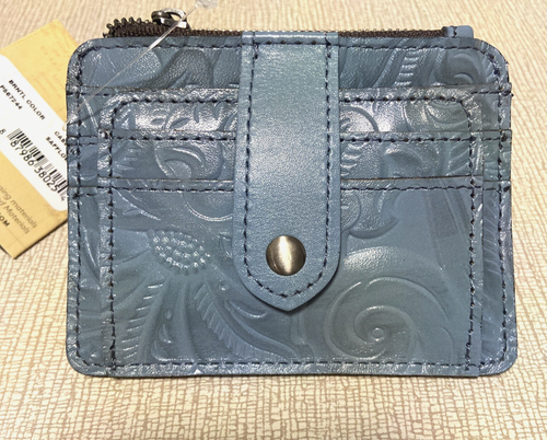 NWT Patricia Nash Women's Safflower Blue Cassis Card Case Wallet | eBay