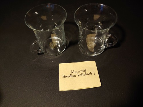 Vintage Lindshammar Kaffekask (strong coffee) cups w/box Sweden See ...