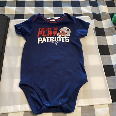 NFL Boys Baby Infant Short Sleeve I'm Set To Play Bodysuit 18 Months | eBay