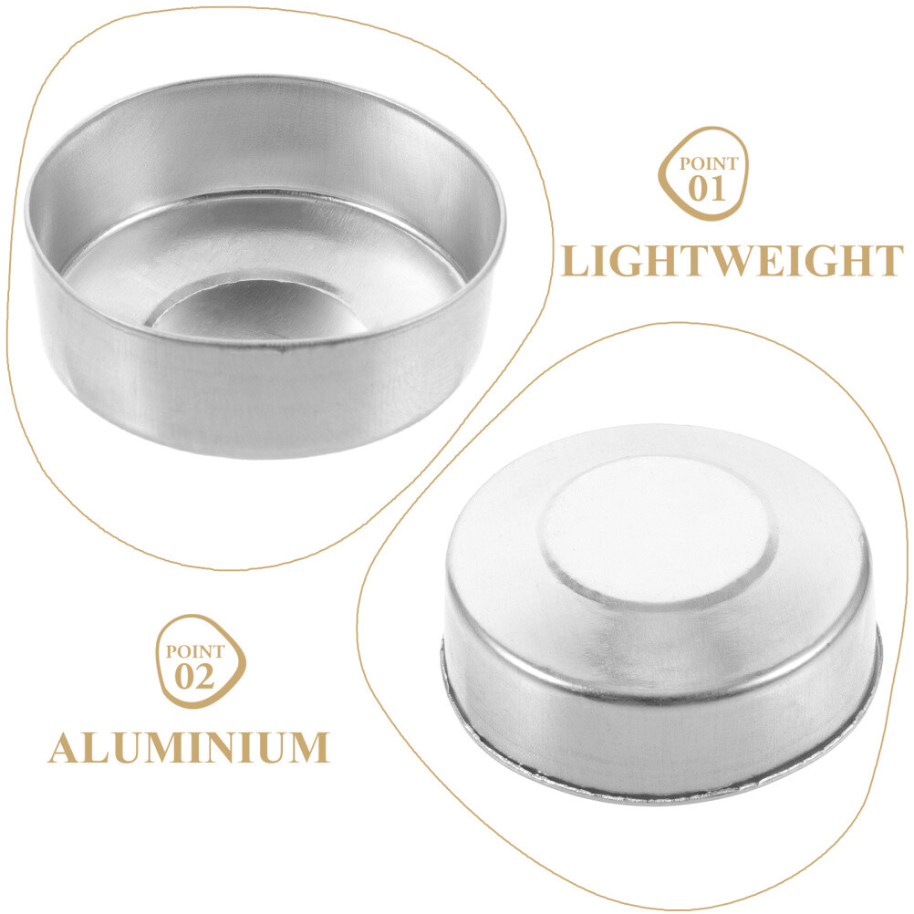 500pcs Eye Shadow Tin Candle Making Supplies Tealight Candle Tins | eBay