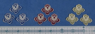Vintage Small Swiss Iris Applique (6) | eBay