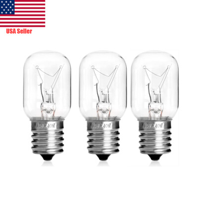 3PC 8206232A Microwave Light Bulb 40W E17 125V Replacement for ...