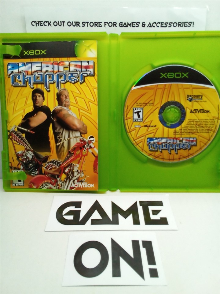 American Chopper (Microsoft Xbox, 2004) Complete Tested Working - Free ...