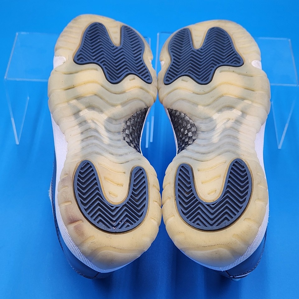 Nike Air Jordan 11 Retro Low White Navy Diffused Blue GS Size 4.5Y ...