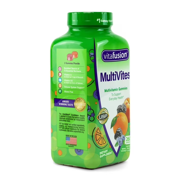 Vitafusion Multivites Daily Multivitamin for Men and Women Gummy ...