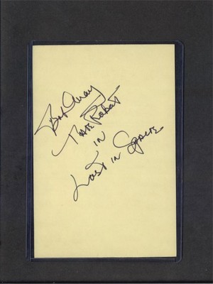 Bob May - Signed Autograph Index Card - Lost In Space - The Robot | eBay