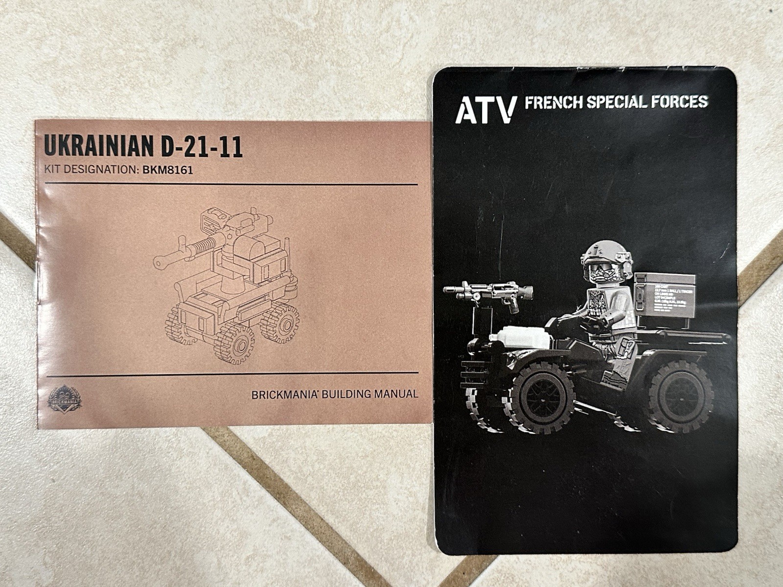 Brickmania INSTRUCTION ONLY ATV French Special Ops & Ukraine D-21-11 | eBay