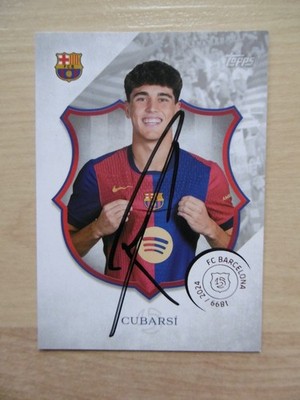 Pau Cubarsi Autogramm signed Trading Card Topps FC Barcelona | eBay.de