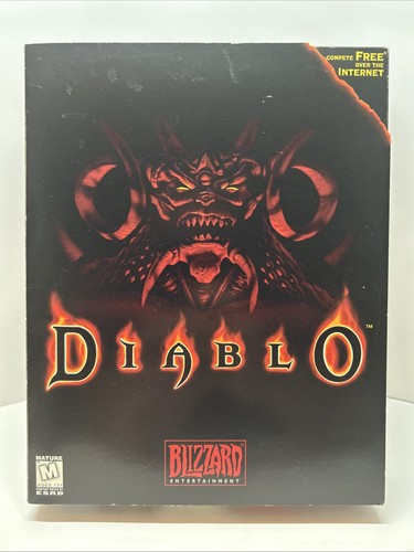 Diablo (PC, 1996) CD-ROM Big Box Blizzard - Box+Jewel+Manual No ...