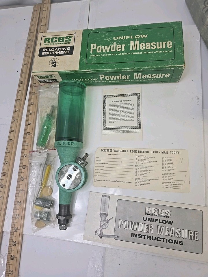 RCBS RELOADING UNIFLOW POWDER MEASURE NO MOUNTING BRACKET | eBay