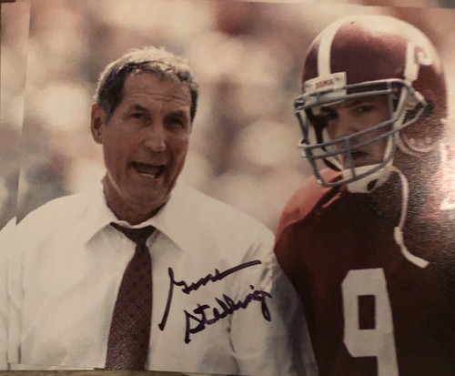 Gene Stallings Autographed signed Alabama Crimson Tide 8X10 Photo Gdst ...